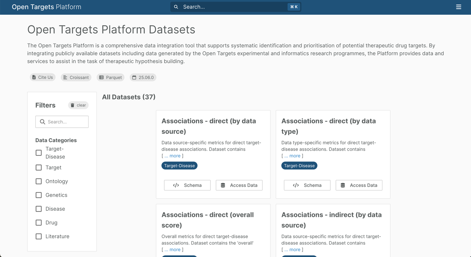 Open Targets Platform 25.06 has been released!