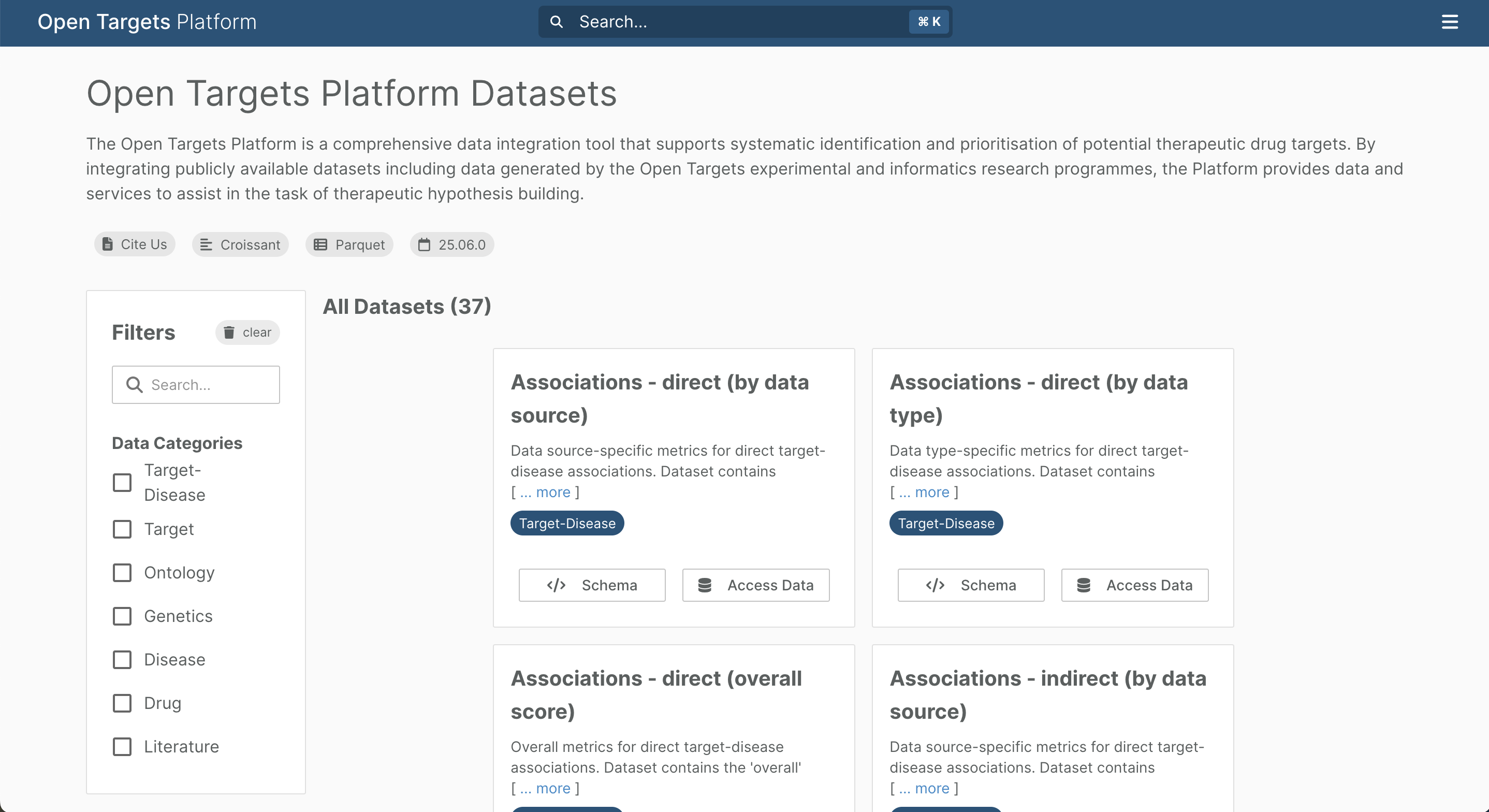 Open Targets Platform 25.06 has been released!